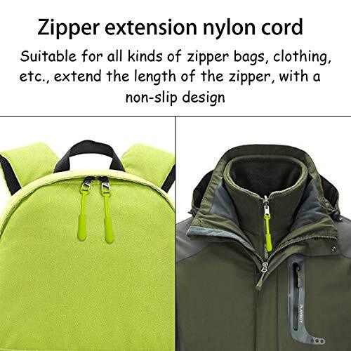Zipper Pulls Fixer Nylon Cord Extension Zipper Tab Tag Replacement For ...