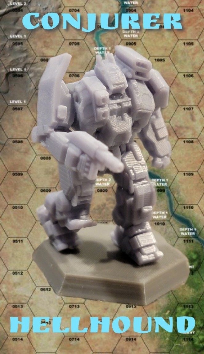 Conjurer "Hellhound" - Alternate Battletech Mechwarrior Miniatures | eBay