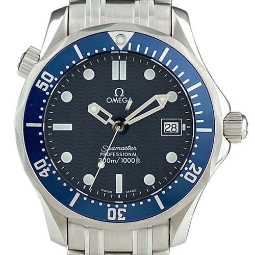 Omega Seamaster 300 Professional 2561.80 SS Quartz Blue Mens #BS499 | eBay
