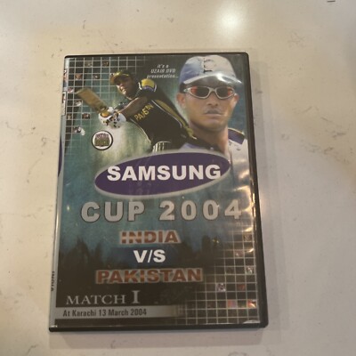Cricket DVD India V/S Pakistan Samsung Cup 2004 Match 1 @Karachi NTS ...