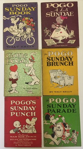1950s/60s Vintage THE POGO Cartoon Collections by WALT KELLY Lot Of 6 ...