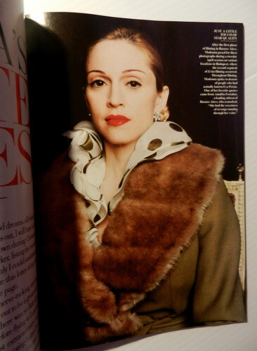 MADONNA Vanity Fair MAGAZINE November 1996 EVITA era TESTINO photos ...