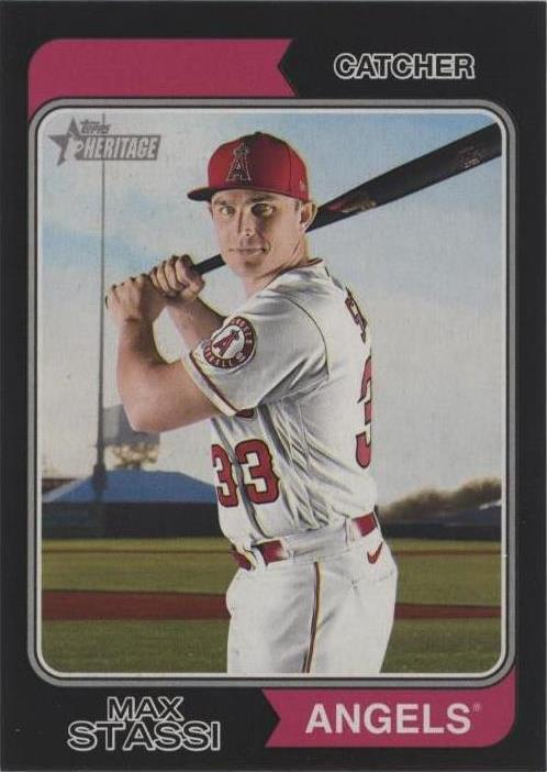 2023 Topps Heritage - Max Stassi #115 Black Border /50 for sale online ...