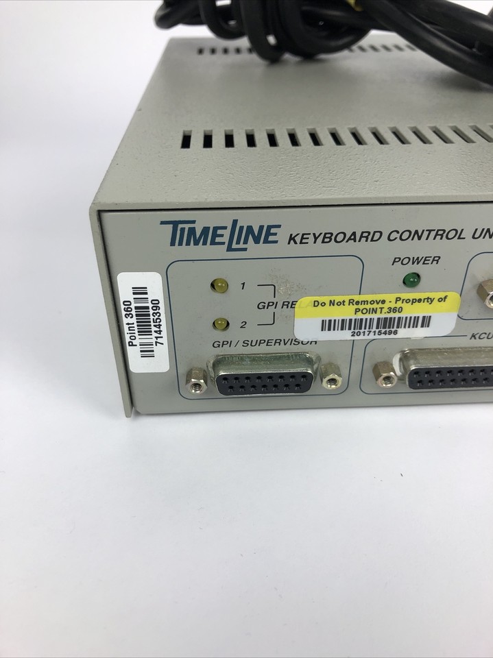 TIMELINE KEYBOARD CONTROL UNIT POWER SUPPLY - Made in the U.S.A ...