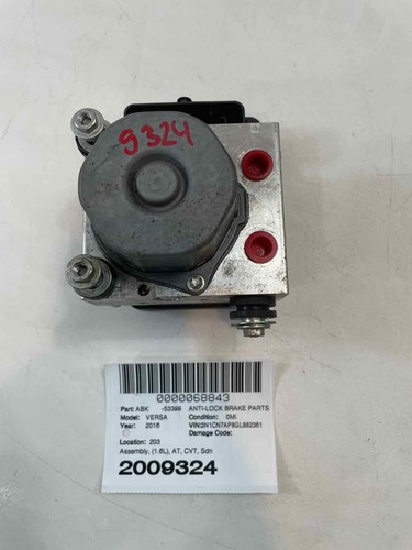 1.6l Anti Lock Brake Pump Assy OE 2265106527 👍 Fits NISSAN VERSA 2015 ...