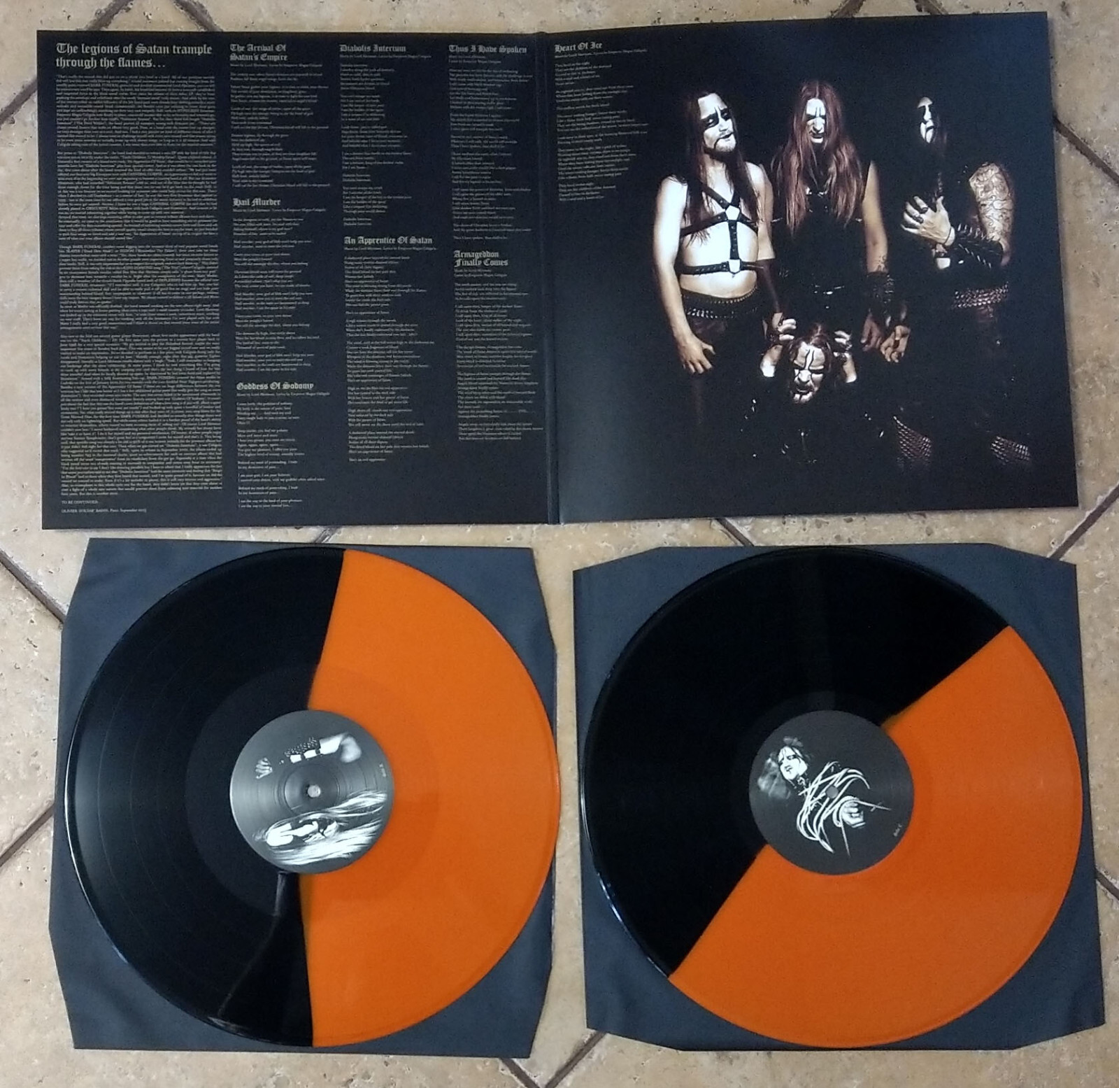 DARK FUNERAL – Diabolis Interium (Half Orange/Black Double Vinyl) Ltd ...