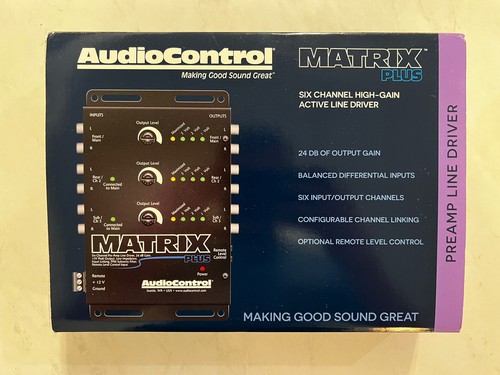AudioControl Matrix Plus, 6 Channel Line Driver with Optional Level ...