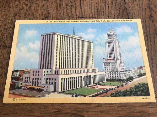 Post Office and Federal Building and City Hall Los Angeles California ...