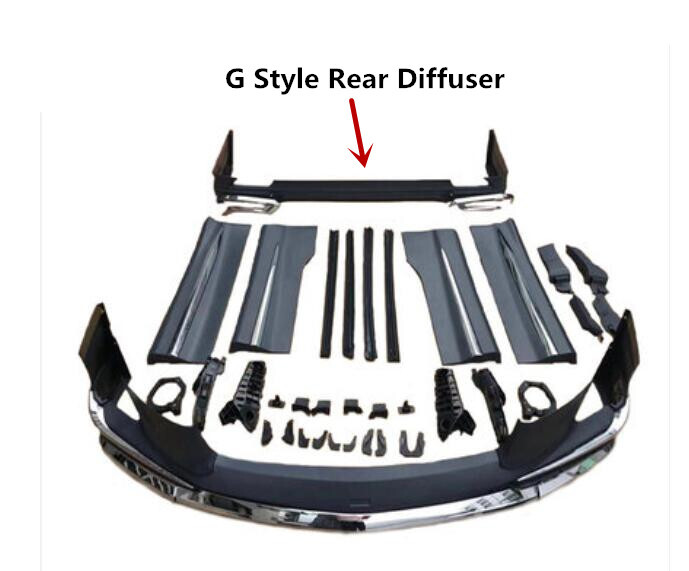 2015-2020 Toyota Alphard PP Front Bumper Diffuser Side Door Primer Body ...