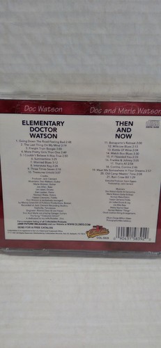 Elementary Doctor Watson/Then by Doc Watson (CD, 1997) for sale online ...