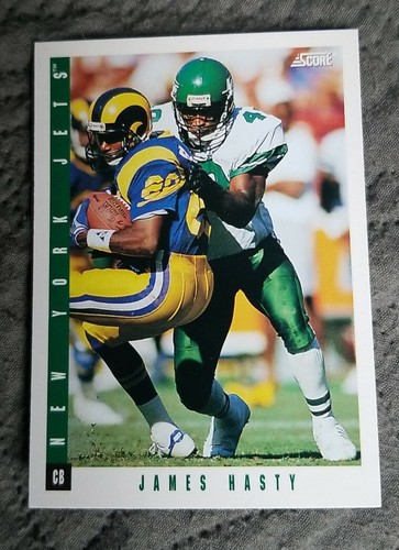 1993 Score James Hasty #346 - New York Jets | eBay