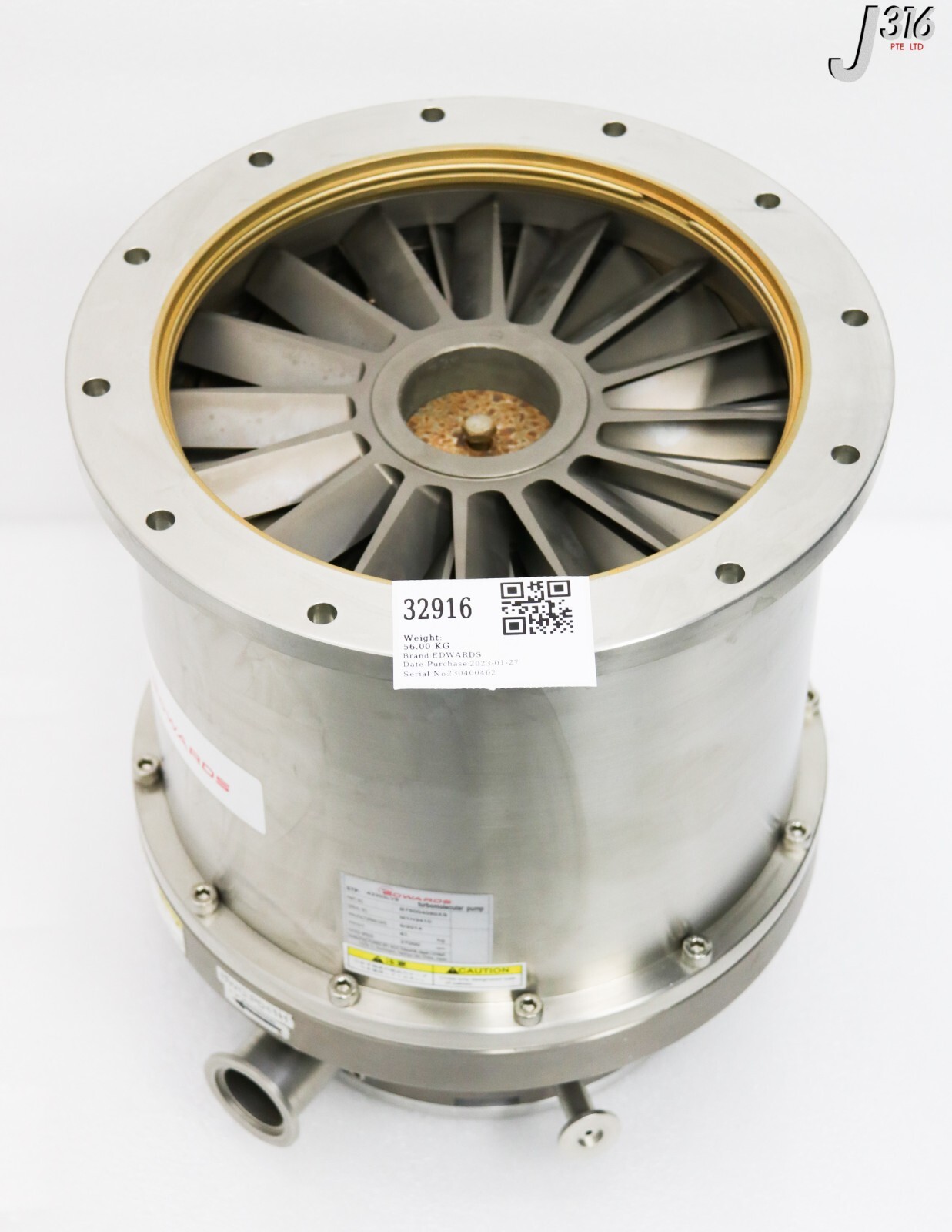 32916 EDWARDS TURBO MOLECULAR PUMP, P/N: B75004090XS STP-A2203LVS | eBay