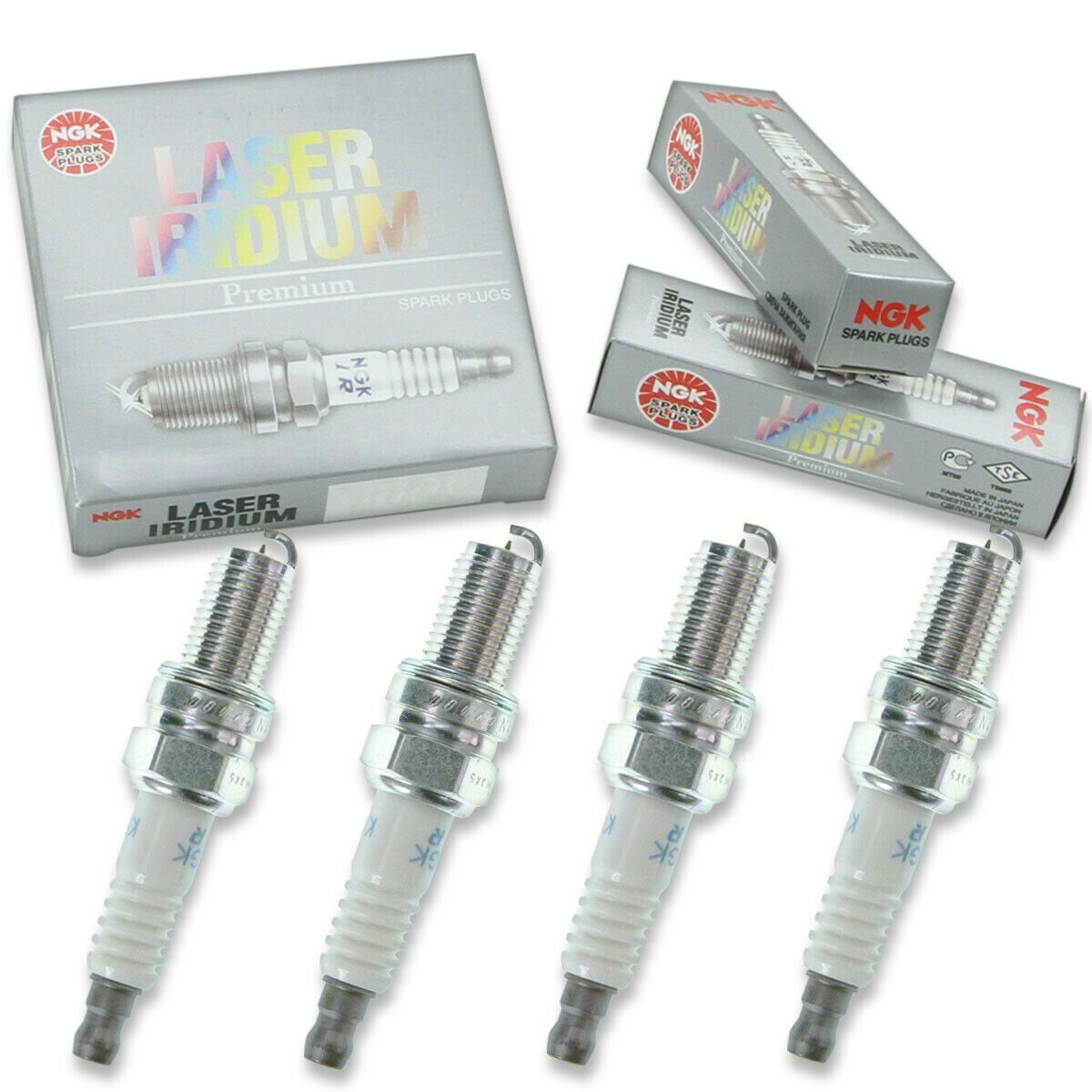 4 x Spark Plugs Made in Japan NGK Laser Iridium 91234 IZFR6Q 91234 ...