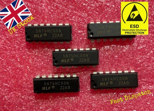 5pcs Deal HLF Original SN74HC00 Quad Two Input NAND Gate IC Sale Dip14 ...