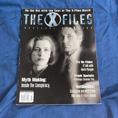 The X Files Magazine Fall Official 1997 Anderson Duchovny Carter | eBay