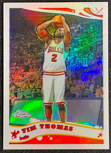 2005-06 Topps Chrome Refractors #160 Tim Thomas NUMBERED /999 ~ Chicago Bulls | eBay