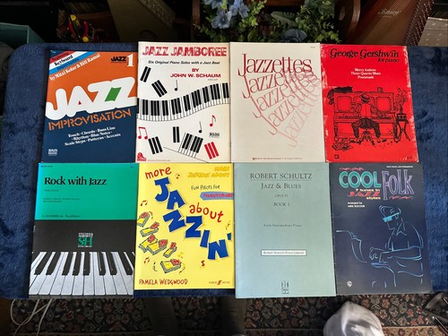 Lot Of 8 VINTAGE Jazz Piano Books, Intermediate Level, New Old Stock | eBay