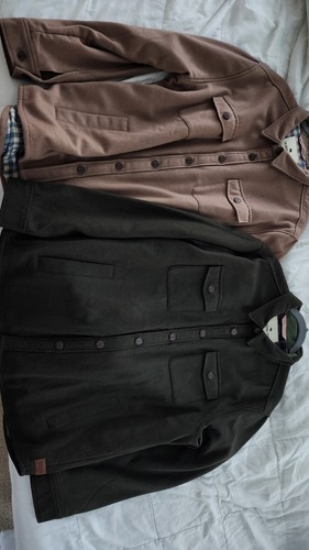 The Normal Brand Brightside Flannel Lined Workwear Jacket. 2 Jackets ...