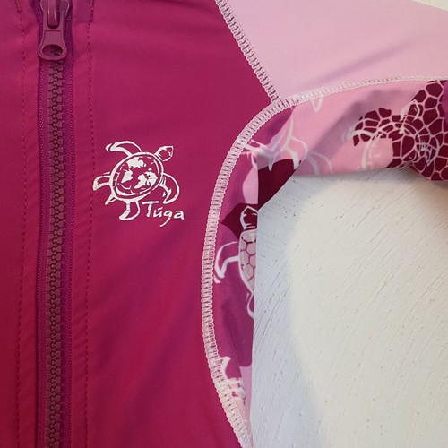 Tuga Girls Wetsuit Swim Suit One Piece Full Body Baby Pink 3-6 M hawaii ...