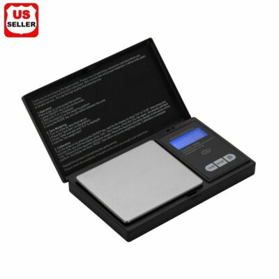 Digital Scale 1000g x 0.1g Jewelry Gram Silver Gold Coin Pocket Size ...