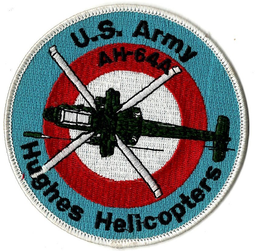 U.S. ARMY AH-64A HUGHES HELICOPTERS MILITARY PATCH | eBay
