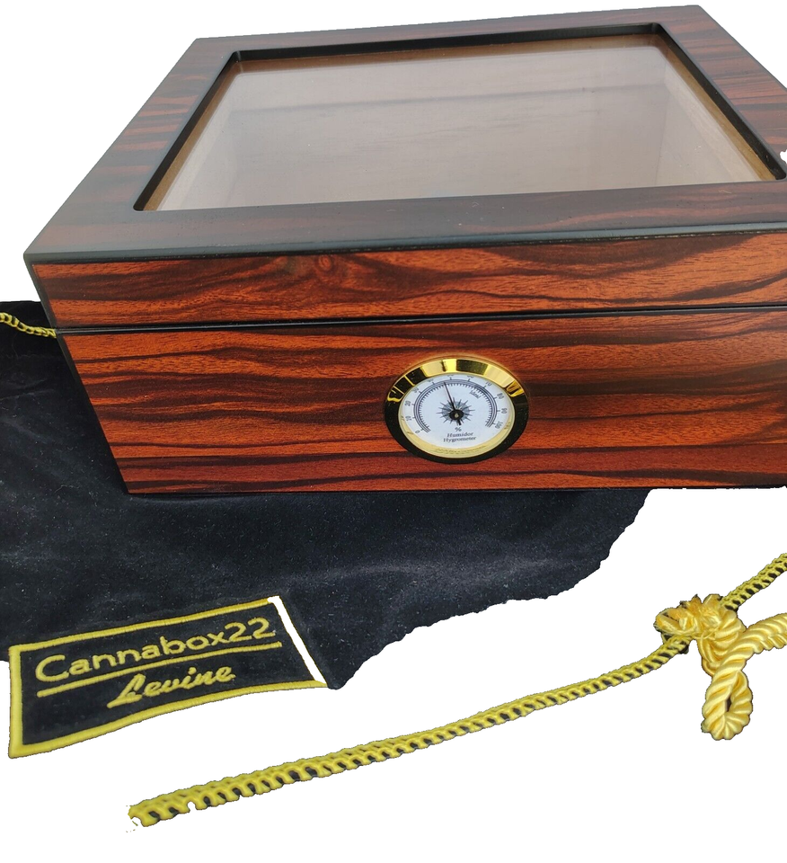 Stash Box, Humidor, Hygrometer, Humidifier, Cigar Box | eBay