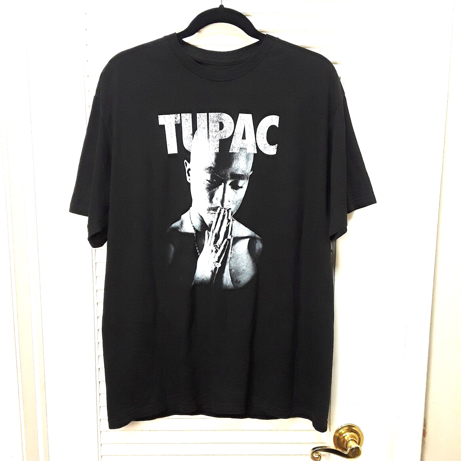 Tupac Shakur Men's Official Licensed 2Pac Prayer Grap… - Gem