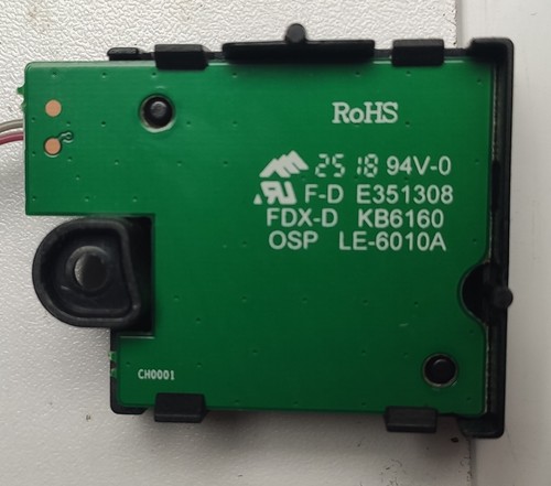 Power On Off volume F-D E351308 FDX-D KB6160 OSP LE-6010A TV | eBay