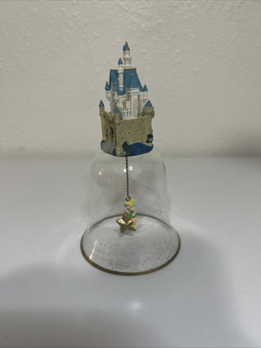 Walt Disney World CINDERELLA CASTLE Blue Glass Bell | eBay
