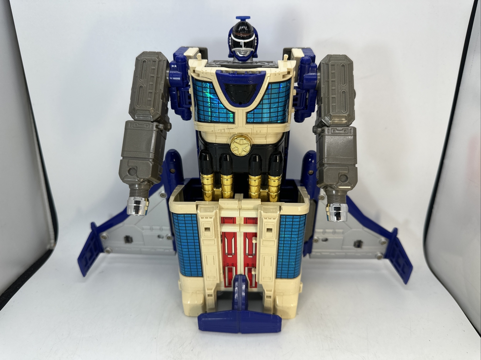 99 VTG Power Rangers Lightspeed Rescue DX Deluxe Max Solarzord Bandai ...