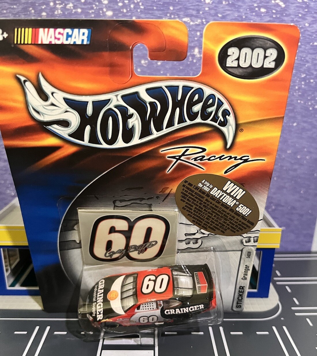 Car 1:64 2002 Hot Wheels Greg Biffle Grainger Sticker Hype Daytona ...