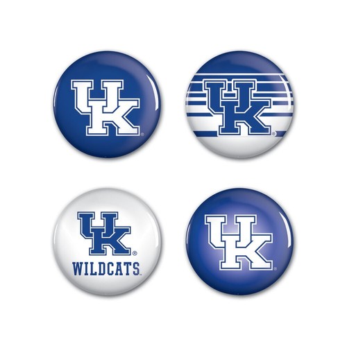Kentucky Wildcats Wincraft NCAA Button Pins 4 Pack 1-1/4" Round | eBay