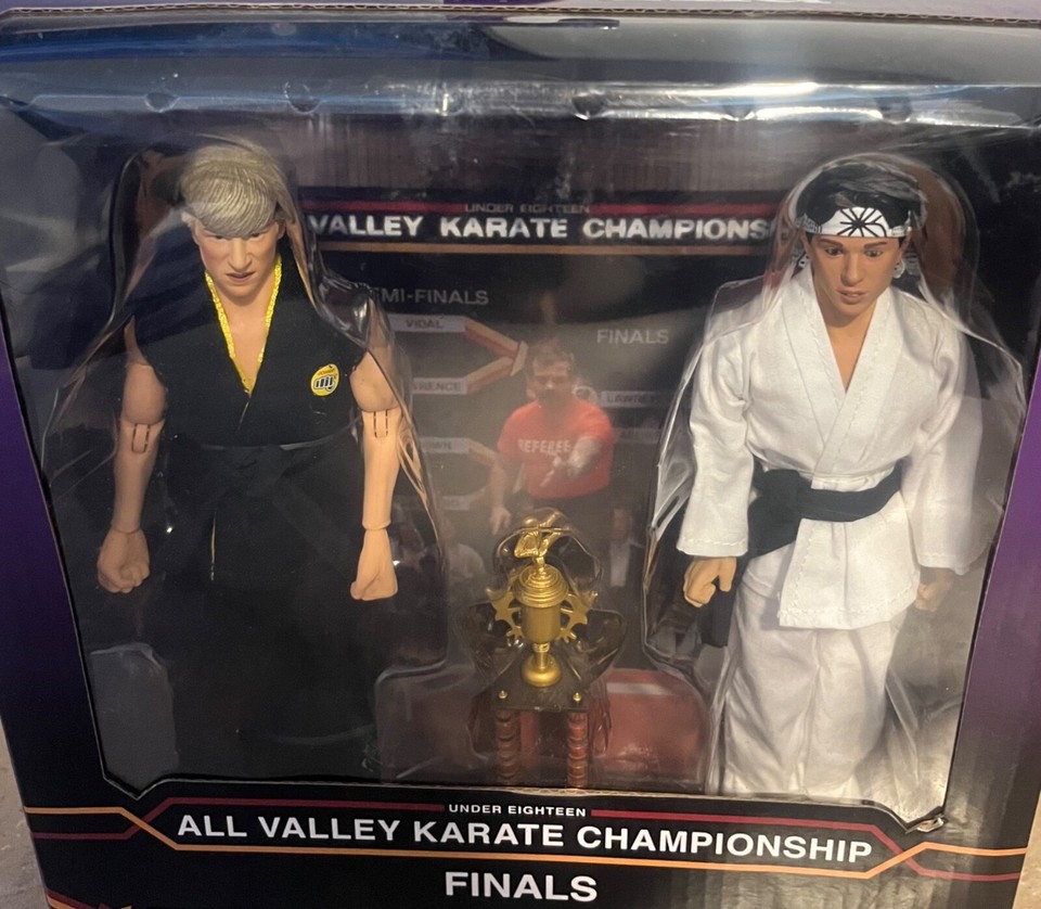 NECA The Karate Kid 2 Pack Action Figures Daniel and Johnny Tournament ...