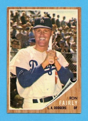 1962 TOPPS # 375 RON FAIRLY LOS ANGELES DODGERS EX+MT FREE SHIPPING | eBay