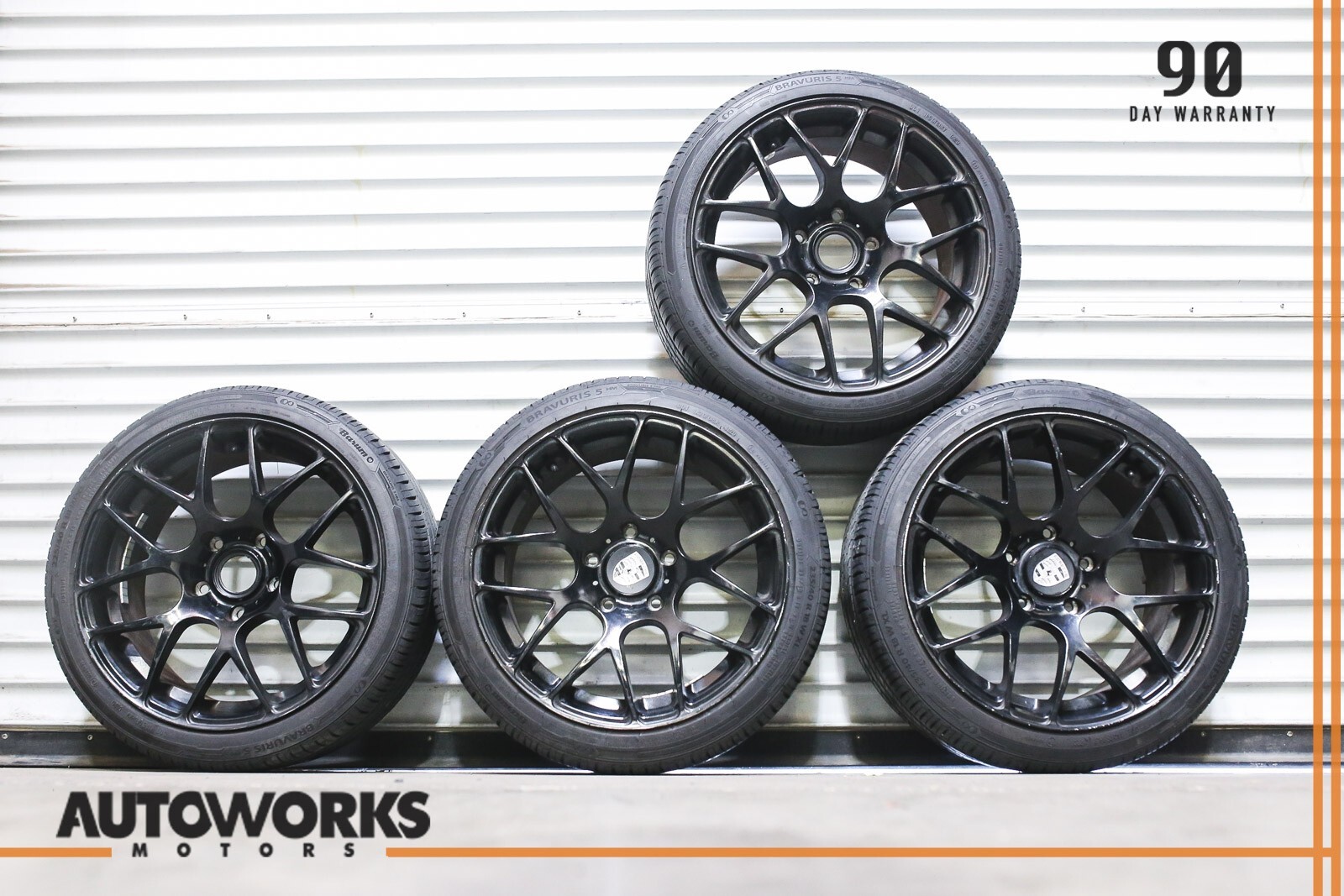 85-87 Porsche 944 225/40 R18 18" Alloy Wheels Tires Rims Set of 4 Barum ...