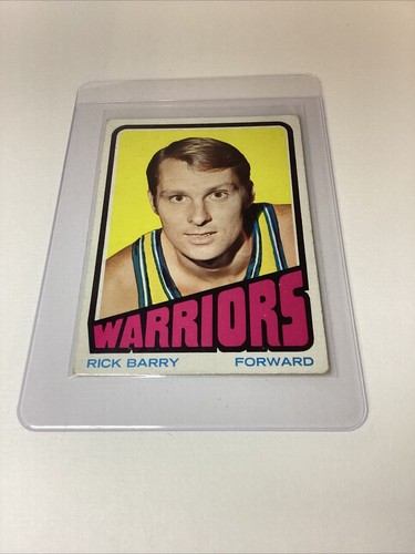 VINTAGE 1972-73 TOPPS RICK BARRY HOF BASKETBALL CARD #44 WELL CENTERED ...
