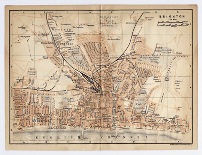 1900-Now - Map Of Brighton