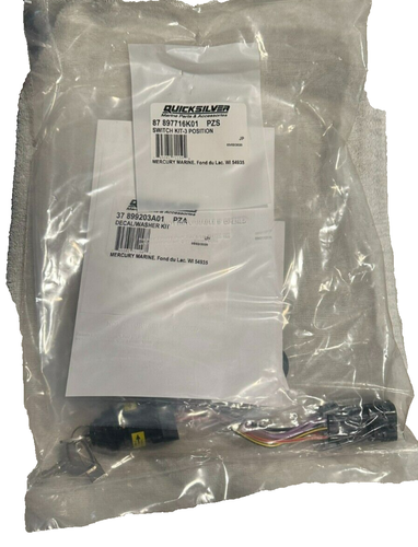 Mercury Marine Mercruiser New OEM Ignition Switch Kit 3 Position 87 ...