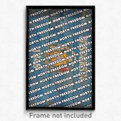 North Freedom Wisconsin Poster (WI City Souvenir 11x17 Town Print) | eBay