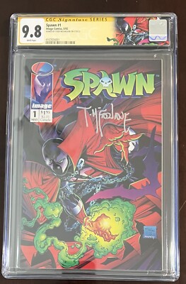 Spawn #1 CGC 9.8 Signed by Todd McFarlane Custom Label | eBay