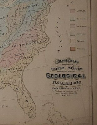Entire US - Map 1873 Gray Atlas