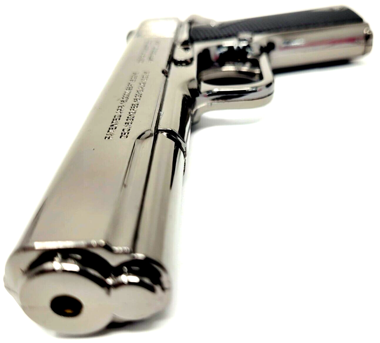 COLT 1911 Style Pistol Shaped Jet Torch Flame Gun Lighter Refillable ...