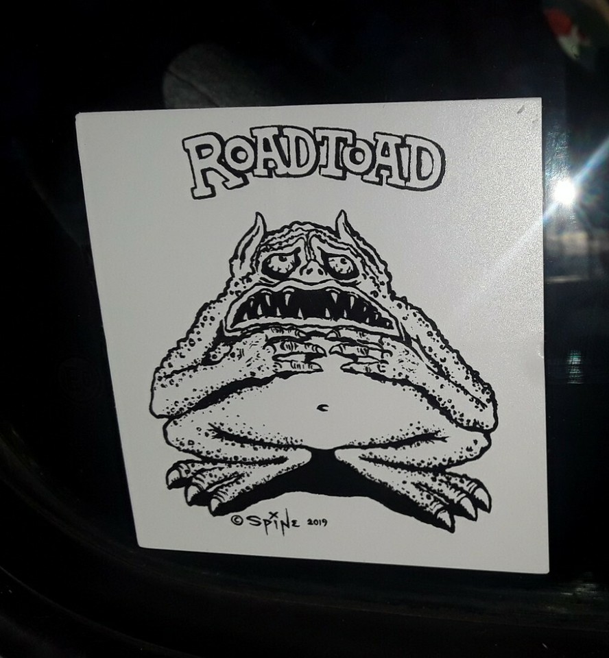 ROAD TOAD Stickers Truck Car Hotrod by Spine | eBay