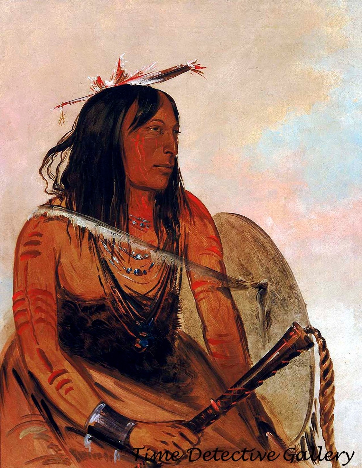 Native American Comanche Ish-A-Ro-Yeh - 1834 - Historic Art Print | eBay