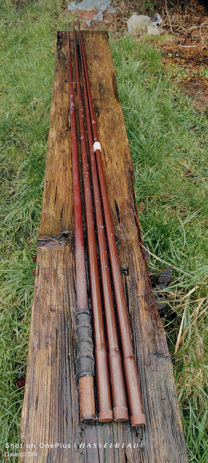 Carbon Fibre Glass Fibre Fly Rod Blanks Part Built Fibatube Daiwa North ...