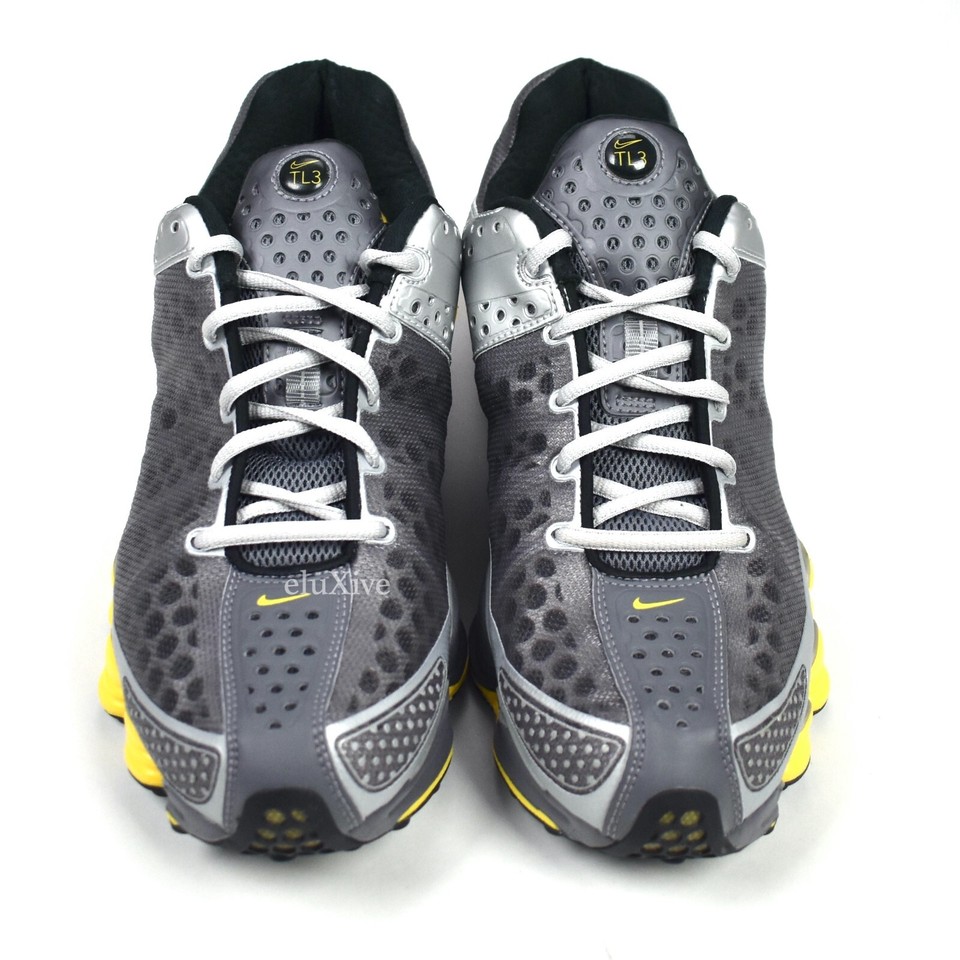 NWT Nike Shox TL3 OG Graphite Yellow Black Mens 10.5 US DS 2005 ...