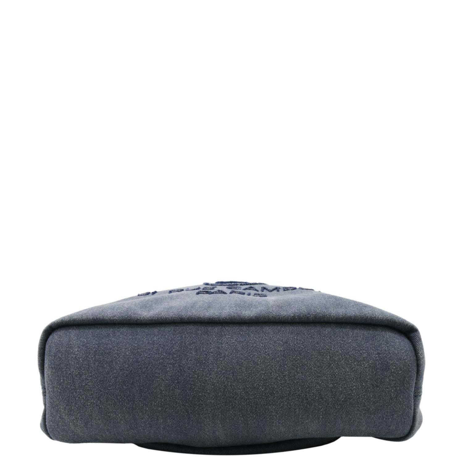 CHANEL Deauville Large Denim Backpack Blue | eBay