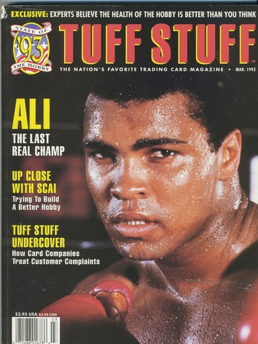 Muhammad Ali Boxing Tuff Stuff Magazine March 1995 Heavyweight Champion ...