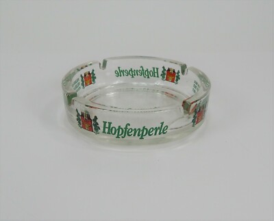 Hopfenperle Beer Feldschlosschen Bier Glass Ashtray 5.5" | eBay