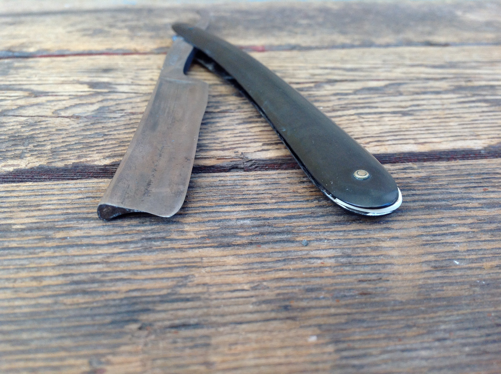 Genuine Rattler Straight Razor - Chas F Schmidt Burlington Iowa Made in ...